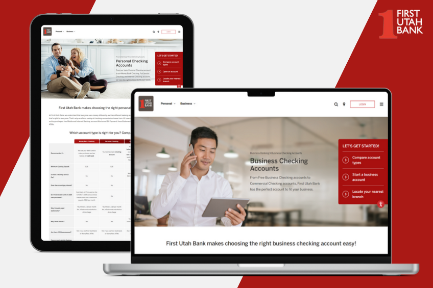 First Utah Bank launches a brand-new website! - First Utah Bank