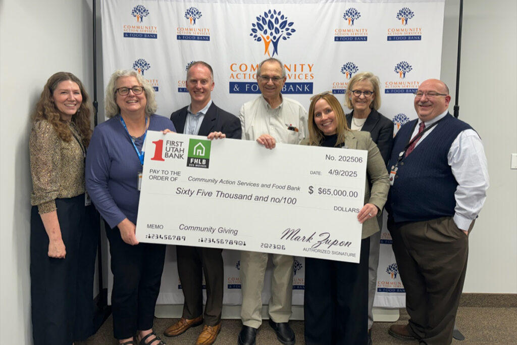 First Utah Bank Makes Historic Charitable Contribution - First Utah Bank