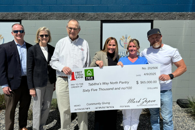 First Utah Bank Makes Historic Charitable Contribution - First Utah Bank